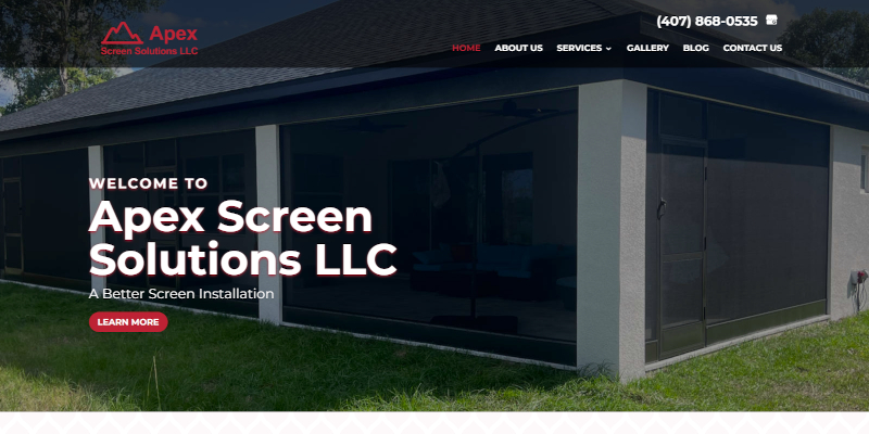 Our New Website is Live! | Apex Screen Solutions LLC